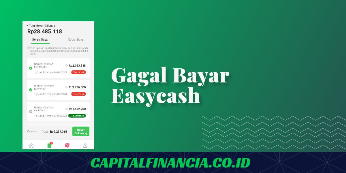 Galbay Pinjol EasyCash, Apakah Aman ? Simak Risiko Berikut
