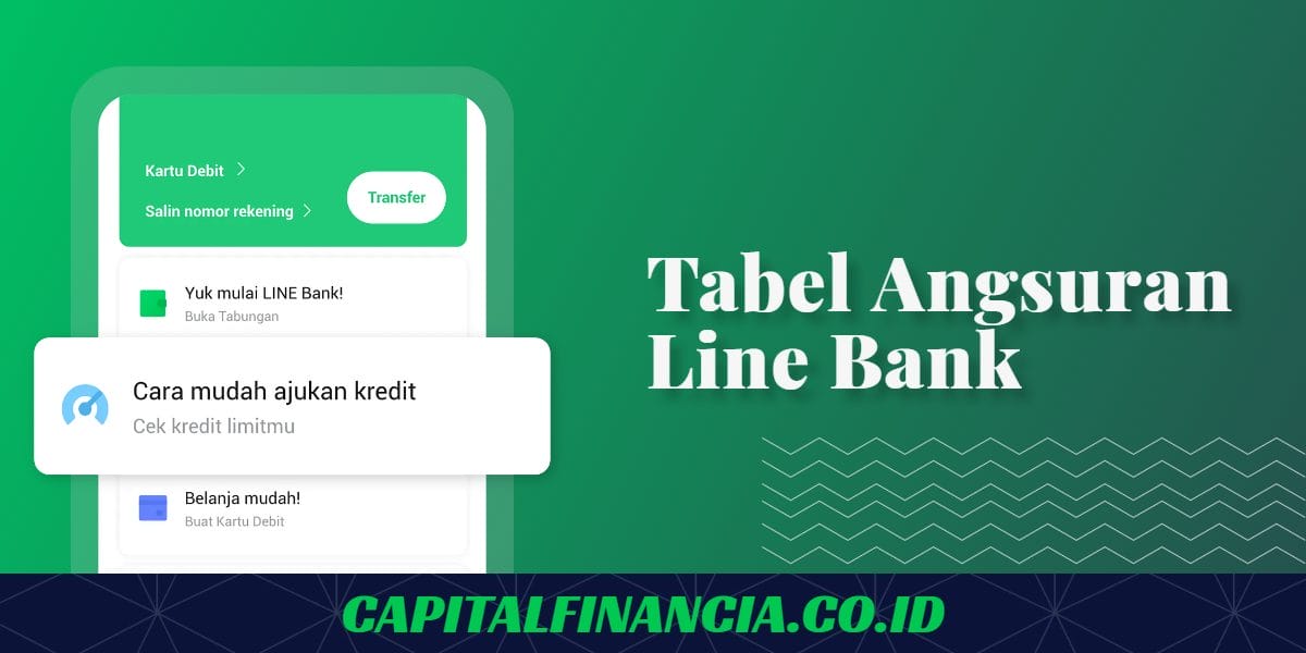 Tabel Angsuran Pinjaman KTA Line Bank